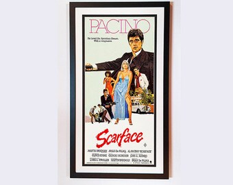 Scarface Soprano Godfather Good Fellas Gotti Collage Poster Print 18x12 ...