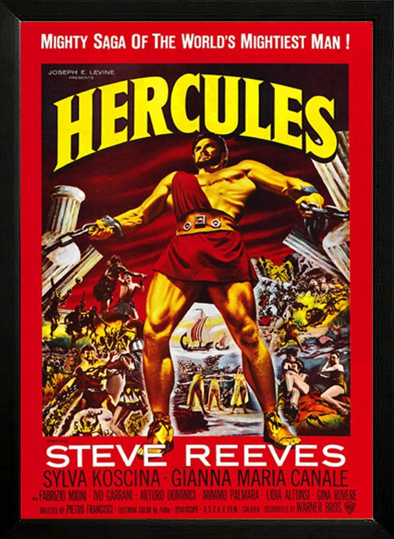 Steve Reeves Hercules Poster The White Warrior – Poster Museum