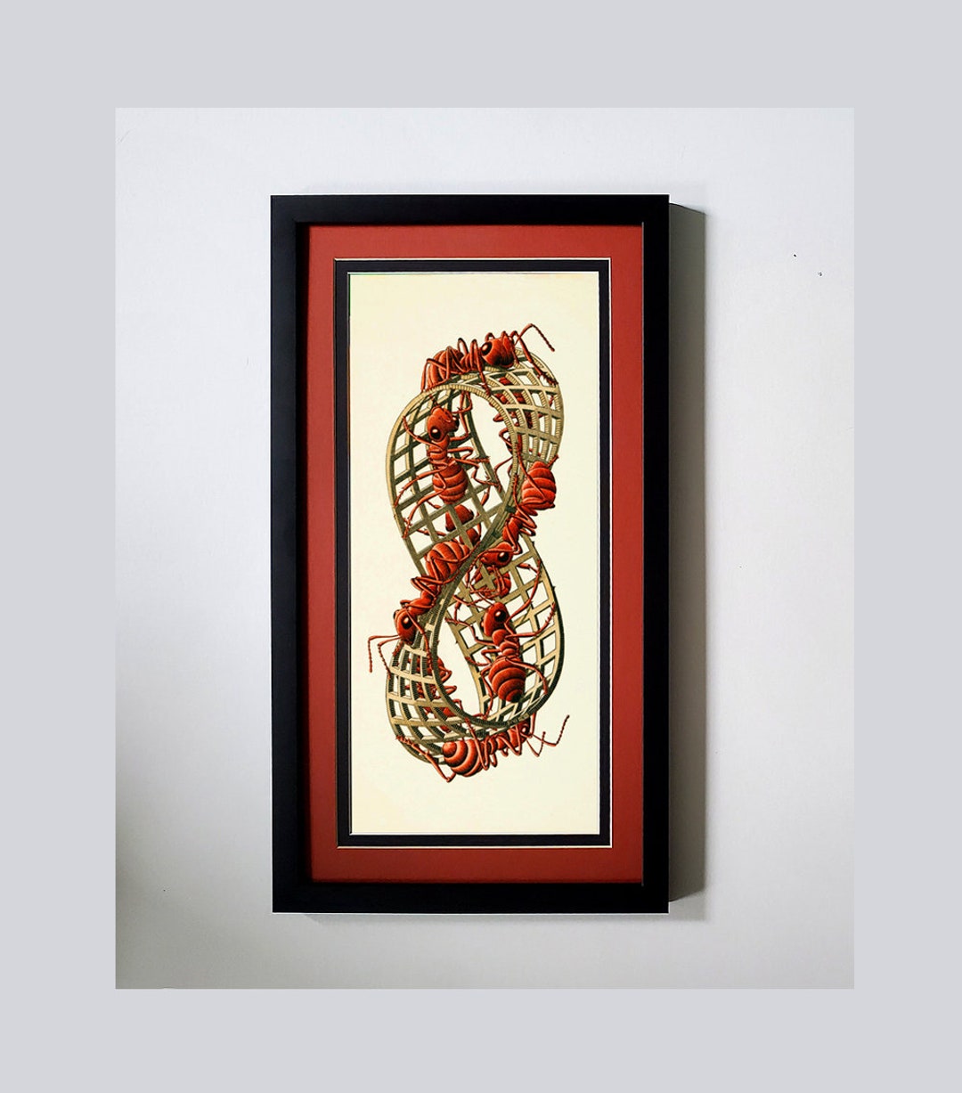 M.C. Escher Ants Infinity Print - Etsy