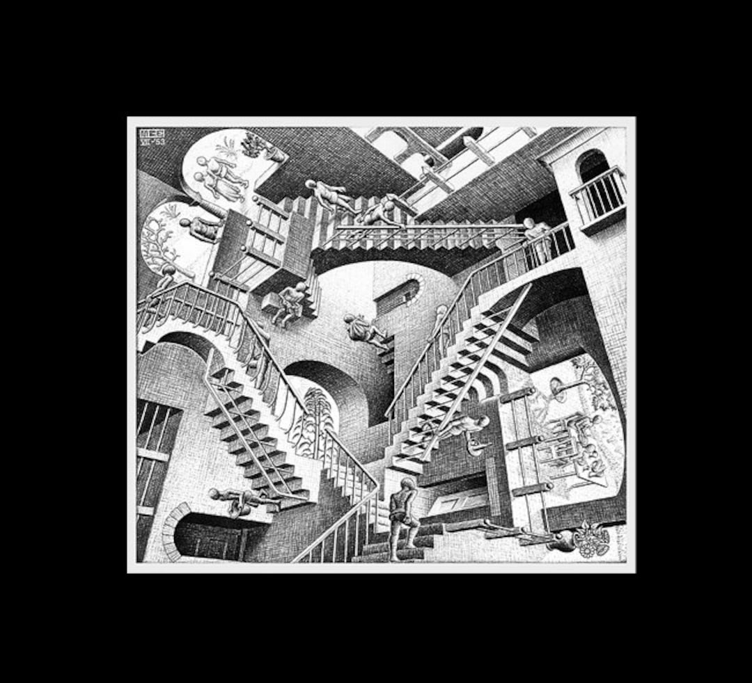 MC Escher Relativity Poster Print - Etsy