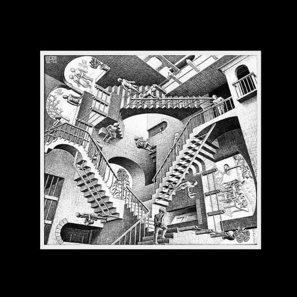 Escher Relativity Poster - Etsy