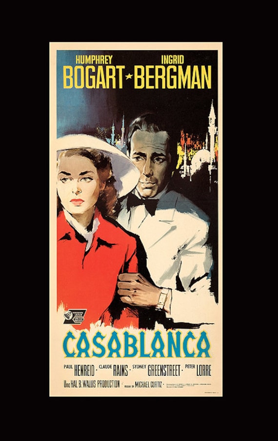 Casablanca Movie Poster Original