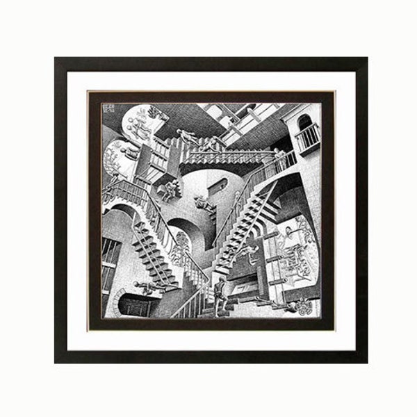 Escher Relativity - Etsy