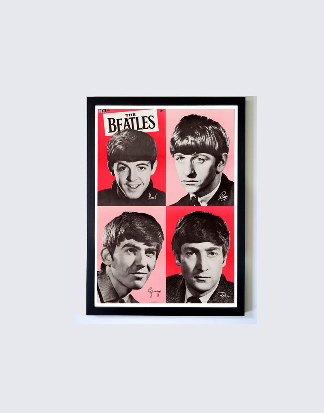 The Beatles 1960s Poster Highest Quality Framing - Etsy