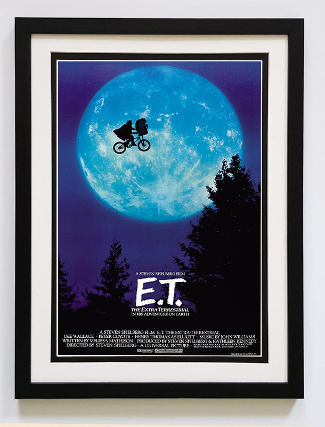 E.T. Movie Poster Framed Many Sizes Available - Etsy