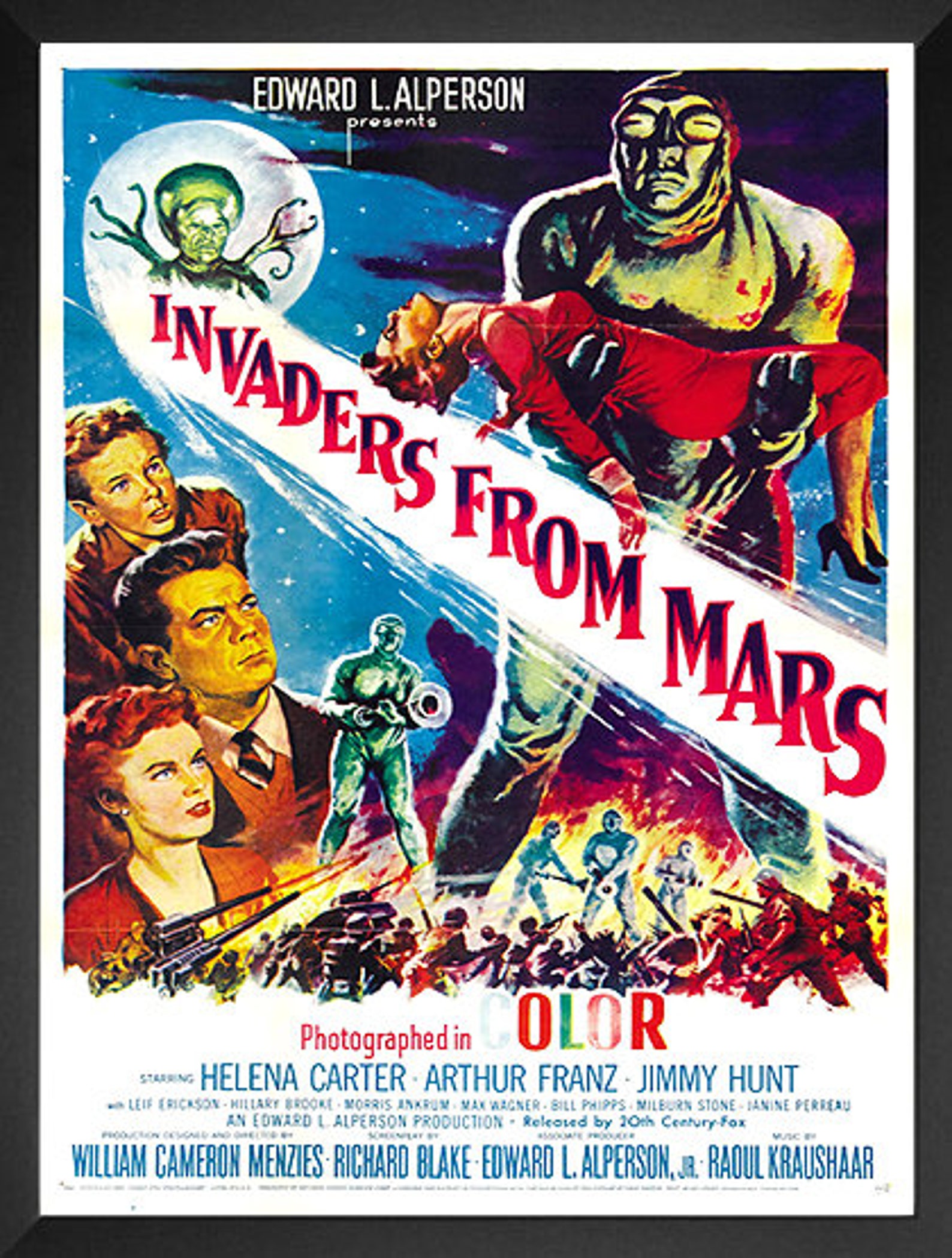 Invaders From Mars Framed Movie Poster - Etsy