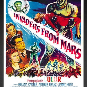 Invaders From Mars Framed Movie Poster - Etsy