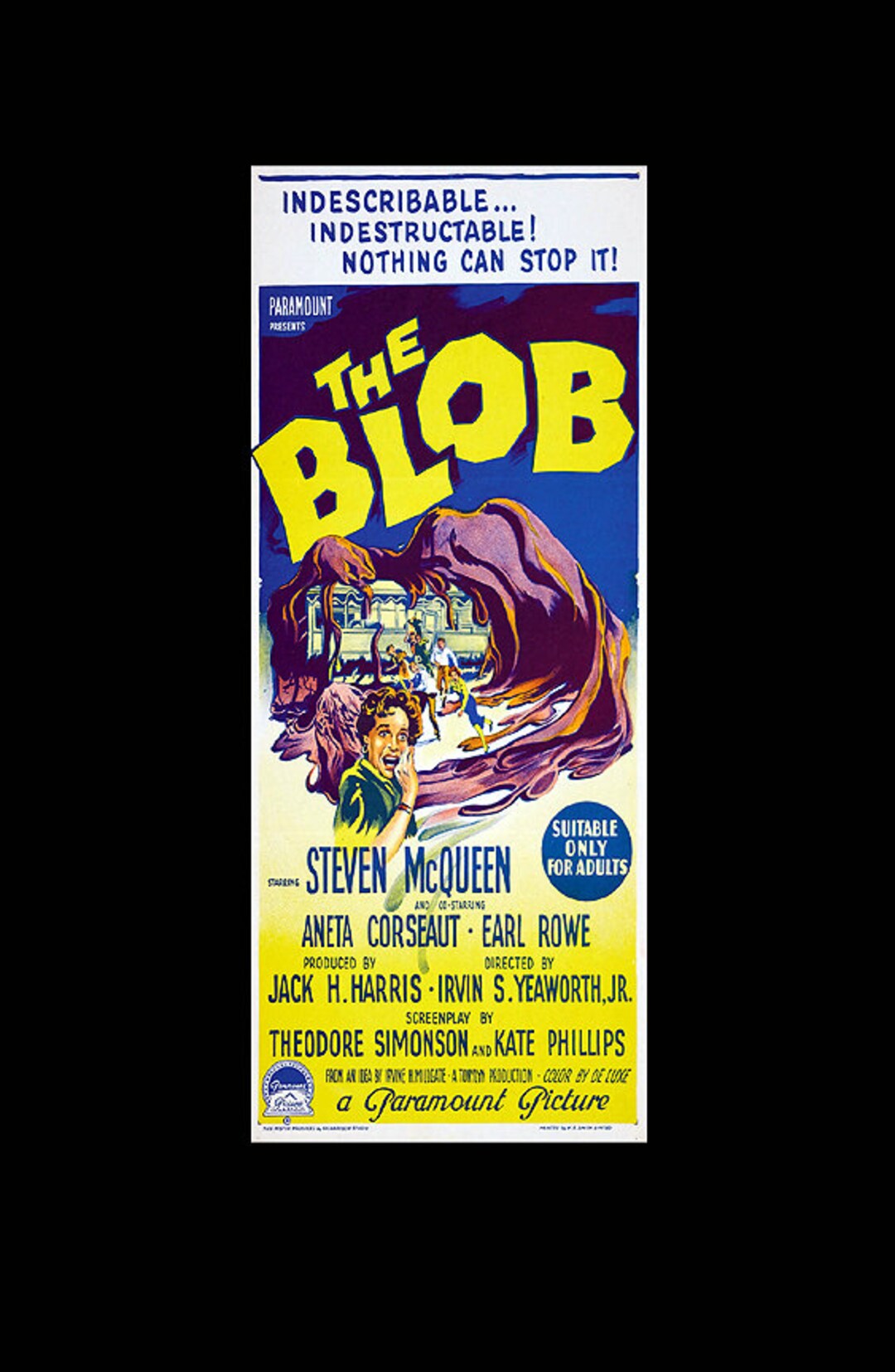 The Blob Poster Finest Quality Many Sizes Available - Etsy