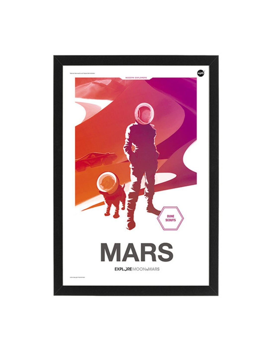 NASA Mars Poster Framed - Etsy