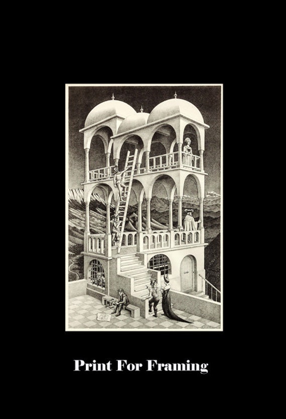 MC Escher Poster Print - Etsy