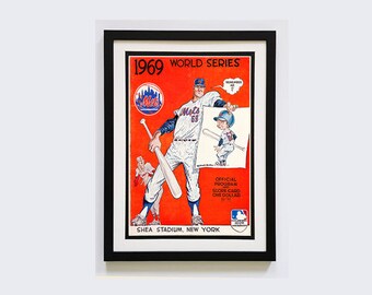 New York Mets 1969 Poster - Etsy