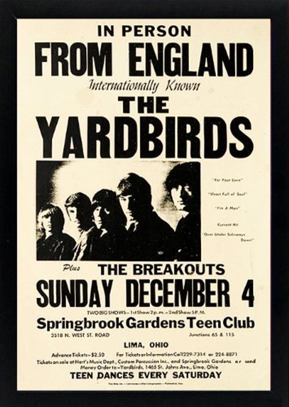 Yardbirds Poster