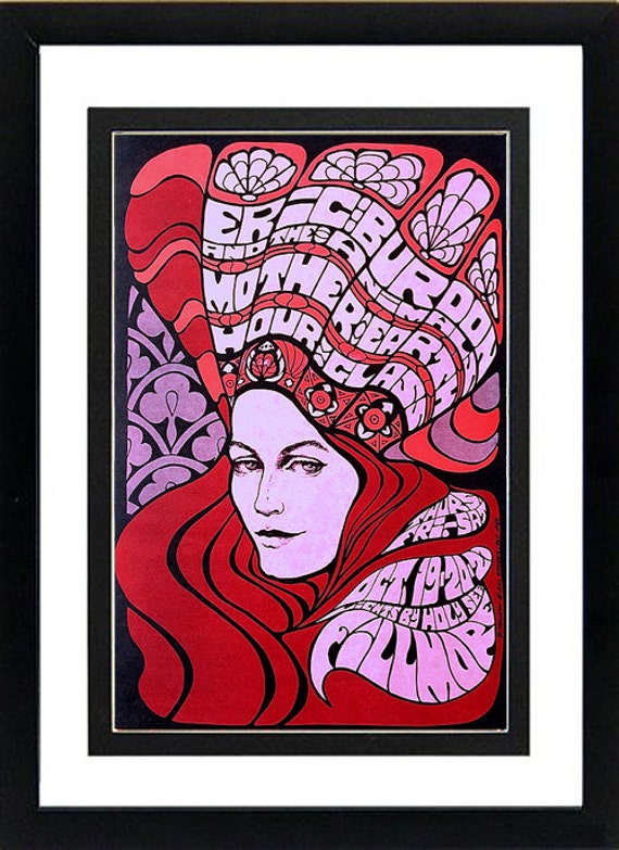 The Animals Concert Poster Highest Quality Framed 18x23 - Etsy