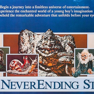 Never Ending Story Poster Framed - Etsy