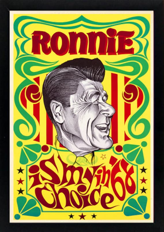 Ronald Reagan Poster | Etsy