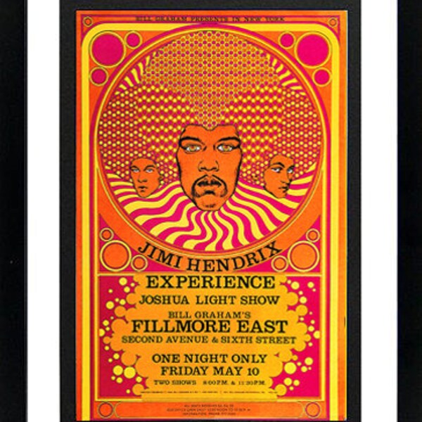 60s Concert Poster - Etsy