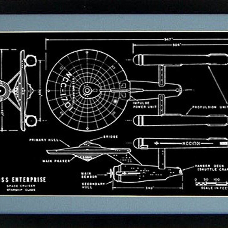 Star Trek Blueprints - Etsy