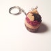 Cupcake Key Chain, Clay Cupcakes, Polymer Clay, Tiny Clay Food, Clay ...