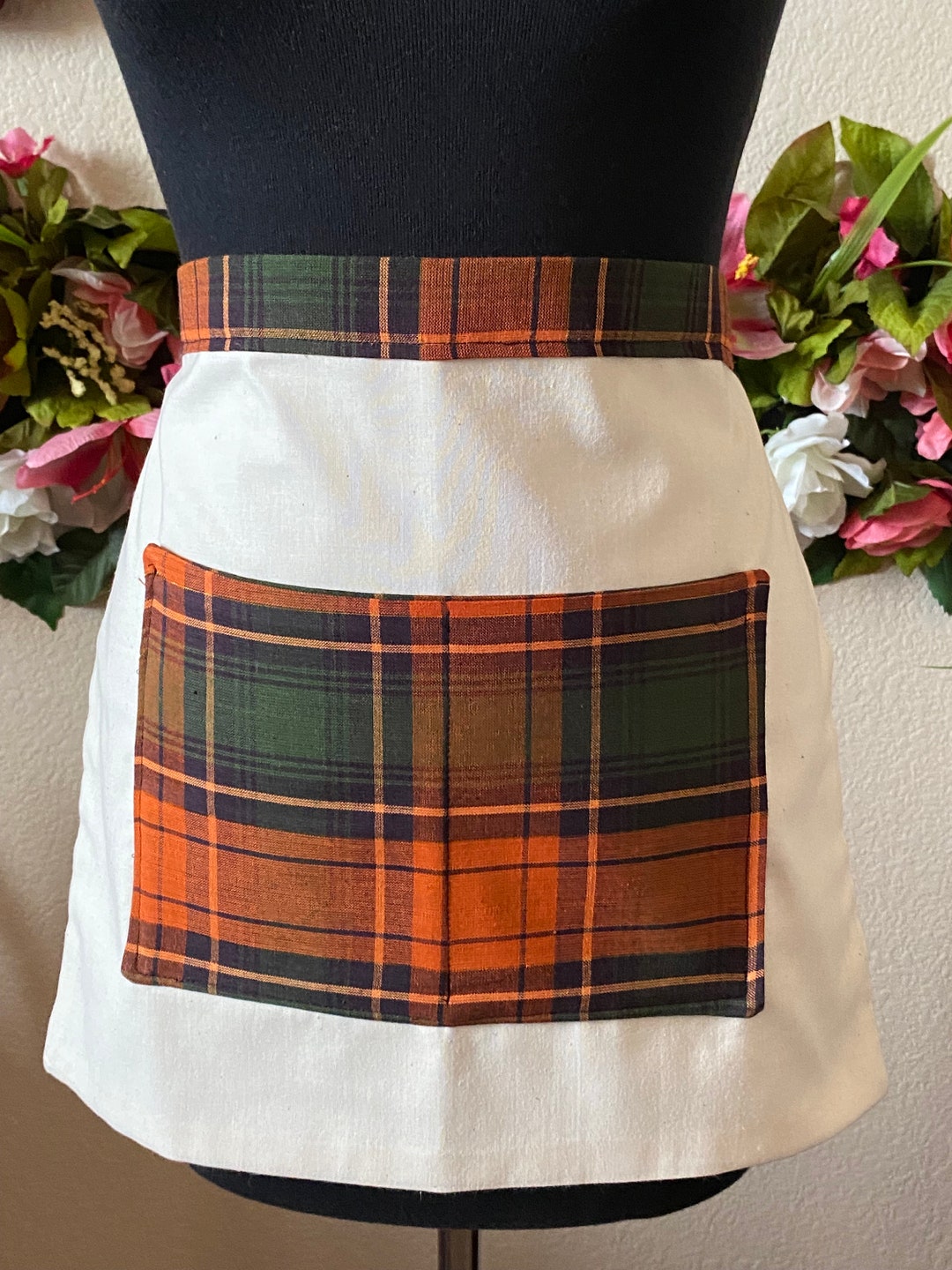 Fall Plaid Apron - Etsy
