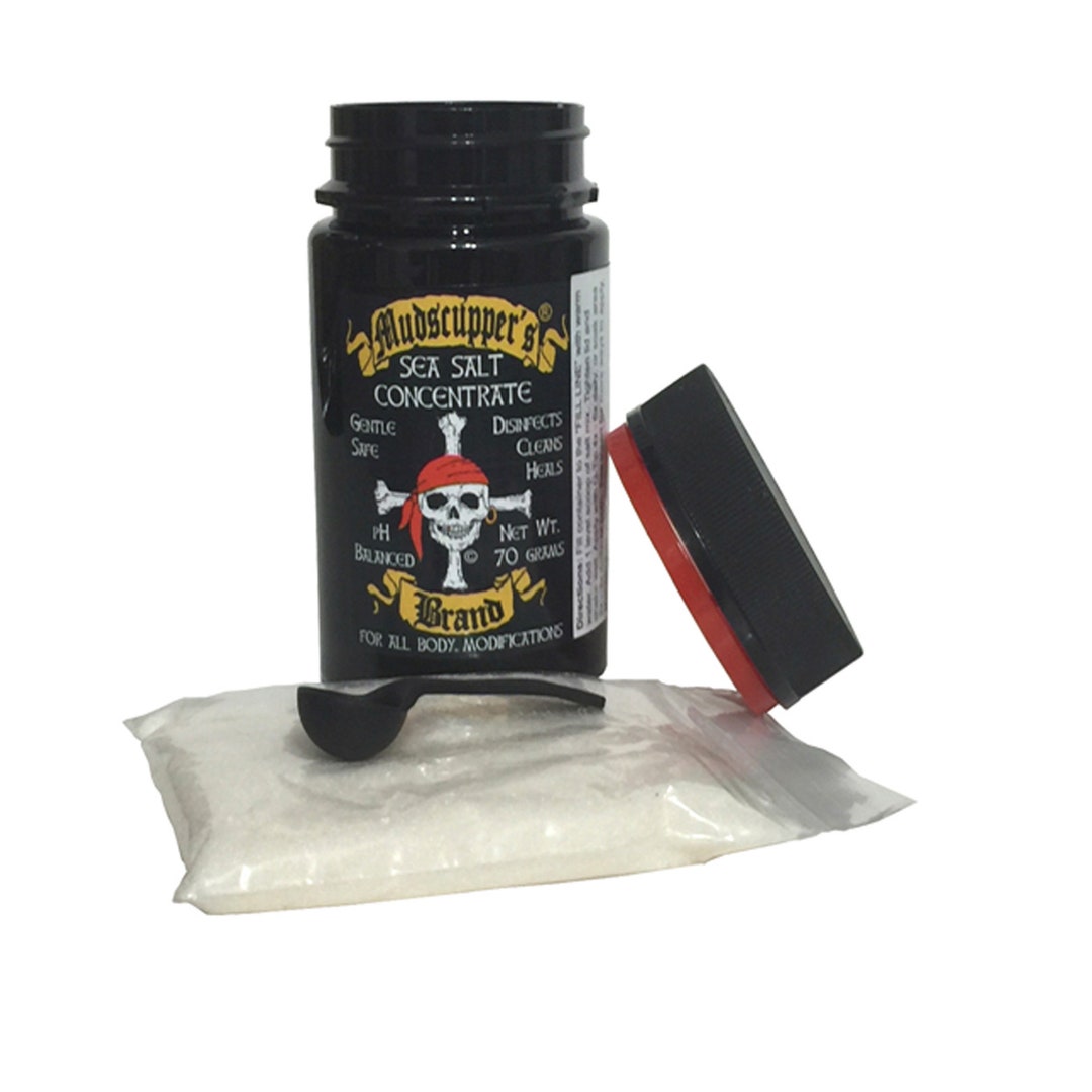 Mudscupper's Sea Salt Concentrate - Piercing Aftercare & Treatment - Etsy