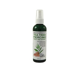 Mudscupper's TEA TREE PIERCING Spray - Piercing Aftercare & Treatment 4 ...