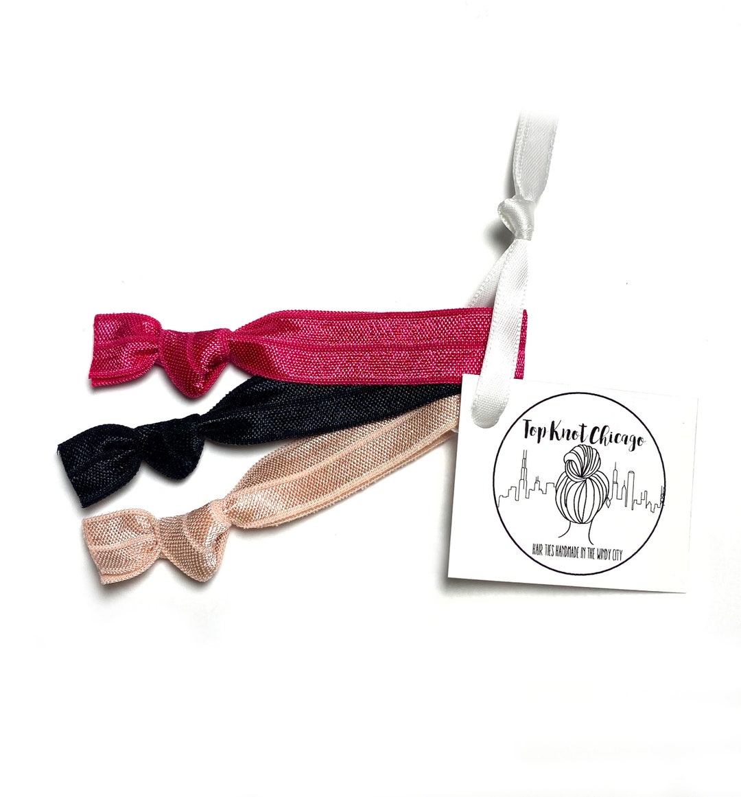 Dusk Elastic Hair Tie Package Set of 3 Ponytail Holders - Etsy