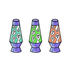 Ghost Lava Lamp PNG Digital Download Spooky 60s Retro Creepy Cute ...