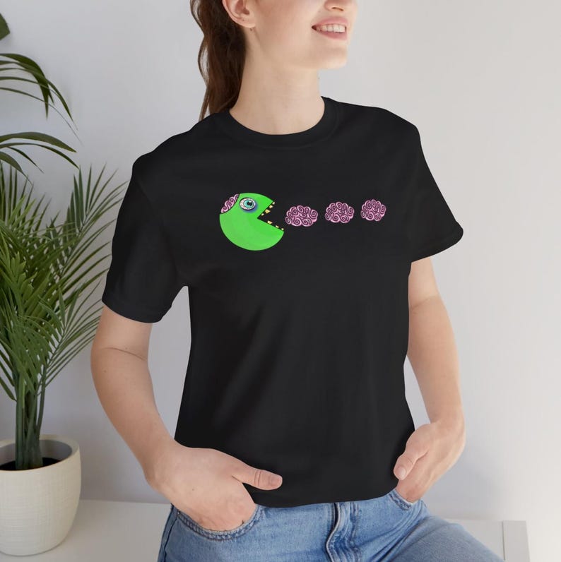 Zombie Pac-man PNG Digital Download Creepy Zombie Brains Halloween - Etsy