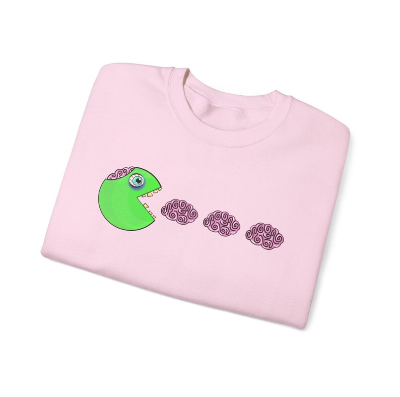 Zombie Pac-man PNG Digital Download Creepy Zombie Brains Halloween - Etsy