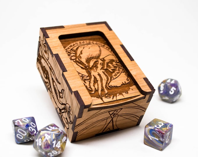 D&D Gaming Dice Box - Cthulhu H. P. Lovecraft - Dungeons and Dragons ...