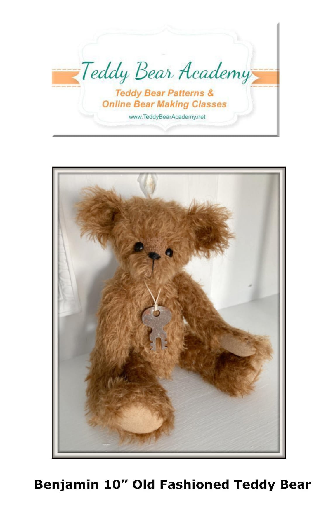 Epattern 10 Old Fashioned Teddy Bear Sewing Pattern Benjamin by Laura ...