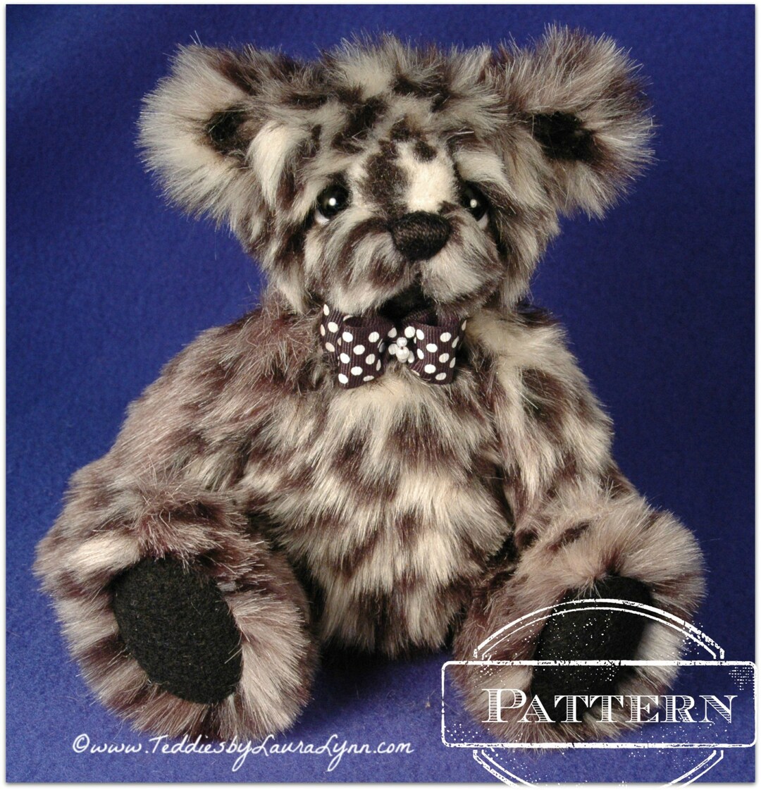 Epattern - 10" Artist Teddy Bear Sewing Pattern - CARSON by Laura Lynn ...