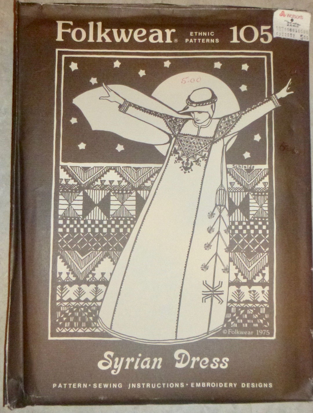 Vintage Syrian Dress Pattern: Folkwear #105, Uncut (sizes S-L) - Etsy
