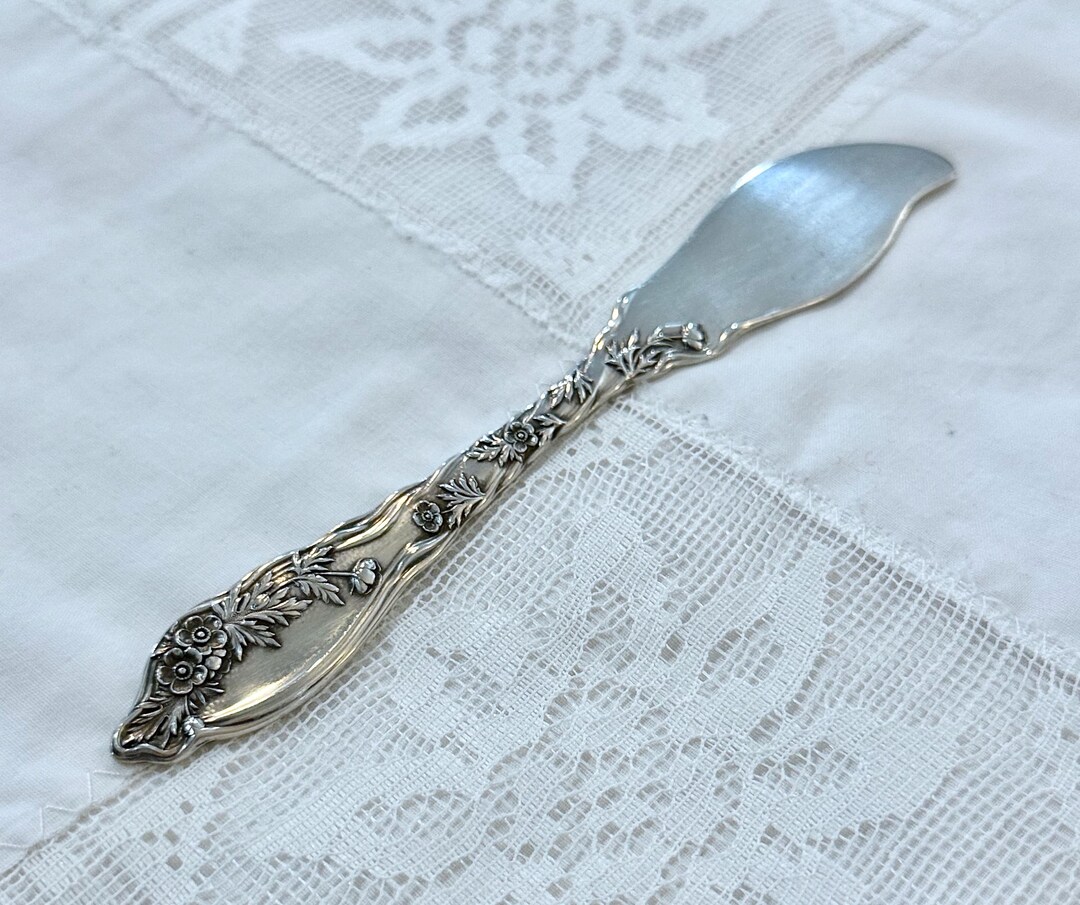 Sterling Silver Butter Spreader: Simpson, Hall and Miller, 19th Century ...