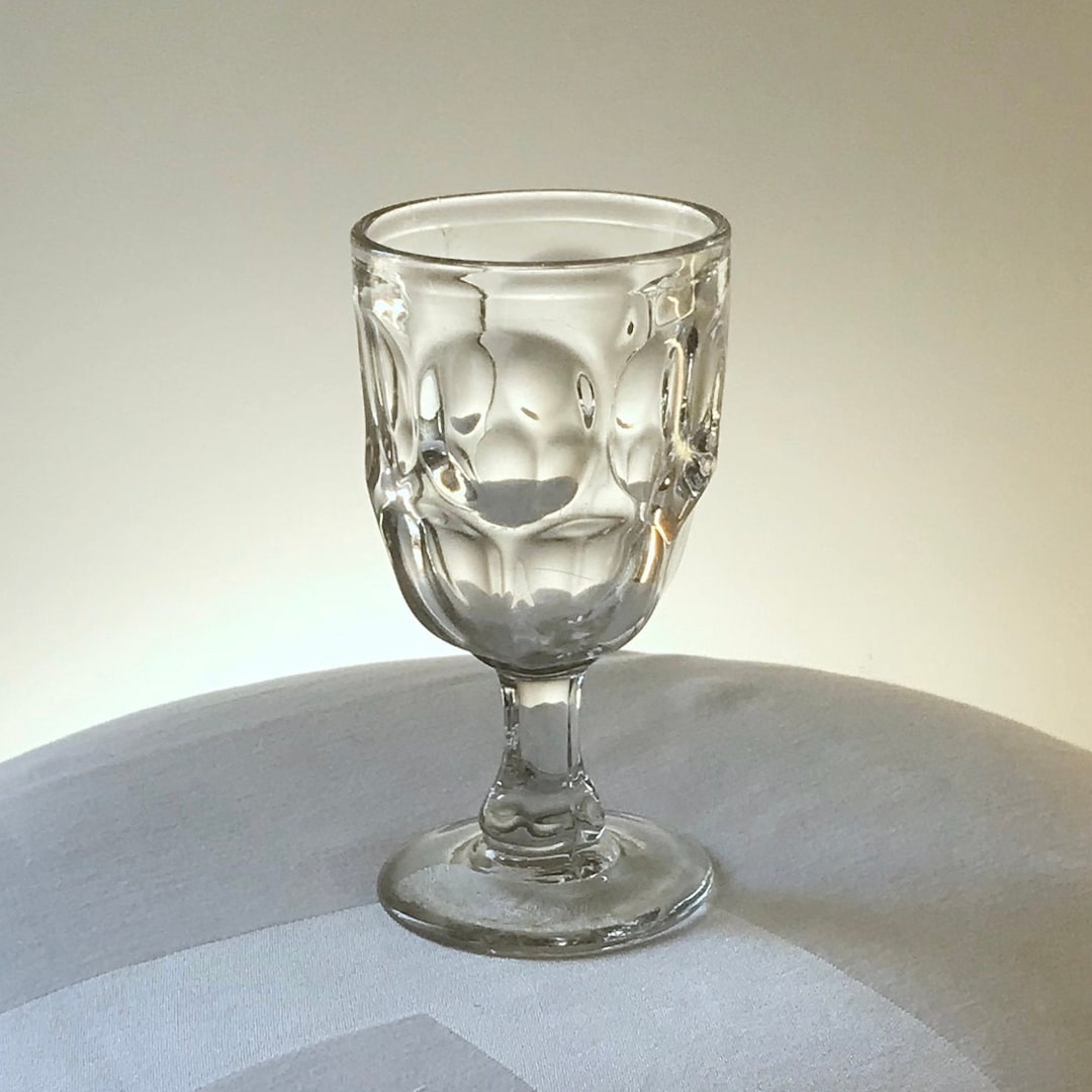 Ashburton Flint Glass Goblet, EAPG From 1870 or So, Nice, Heavy Glass ...