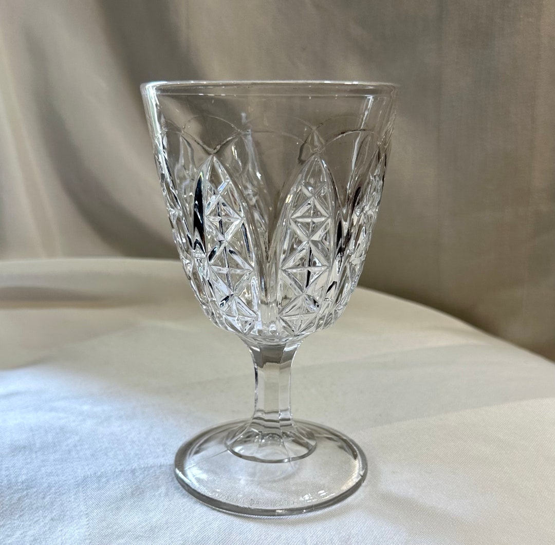 Celtic Goblet, Antique Early American Pattern Glass, EAPG, Non Flint ...