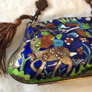 Cloisonne and Enamel Purse Vintage Import With the Prettiest - Etsy