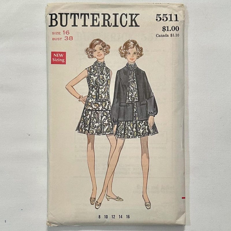 Drop Waist Dress Pattern - Etsy