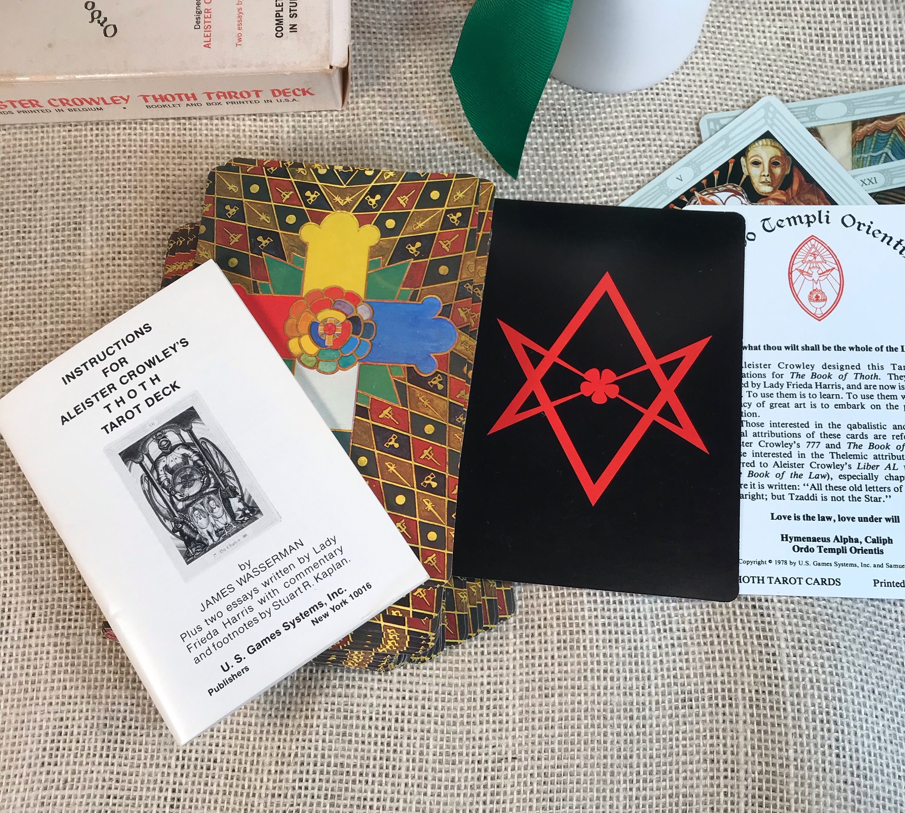 Aleister Crowley Thoth Tarot Cards Deck Complete 1983 - Etsy