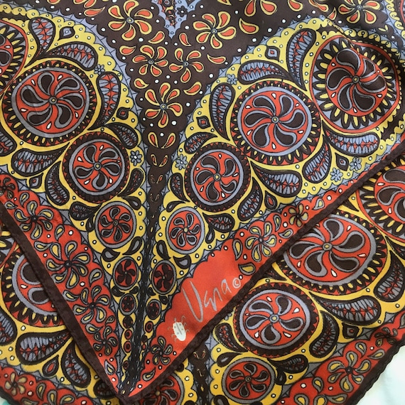 Vintage Vera ladybug Scarf With Mandela Style - Etsy