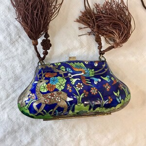 Cloisonne and Enamel Purse Vintage Import With the Prettiest - Etsy