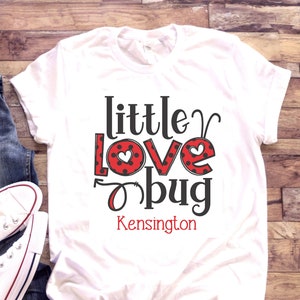 Valentine's Day Shirt | Little Love Bug | T-shirt One Piece Bodysuit ...