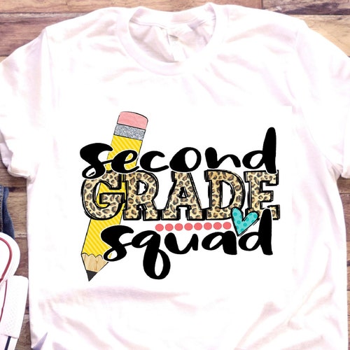 2nd Grade Shirt School Shirt First Day of School Second - Etsy