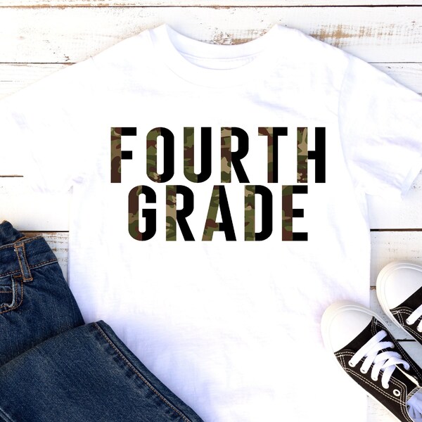 4th Grade Boy Tshirt - Etsy