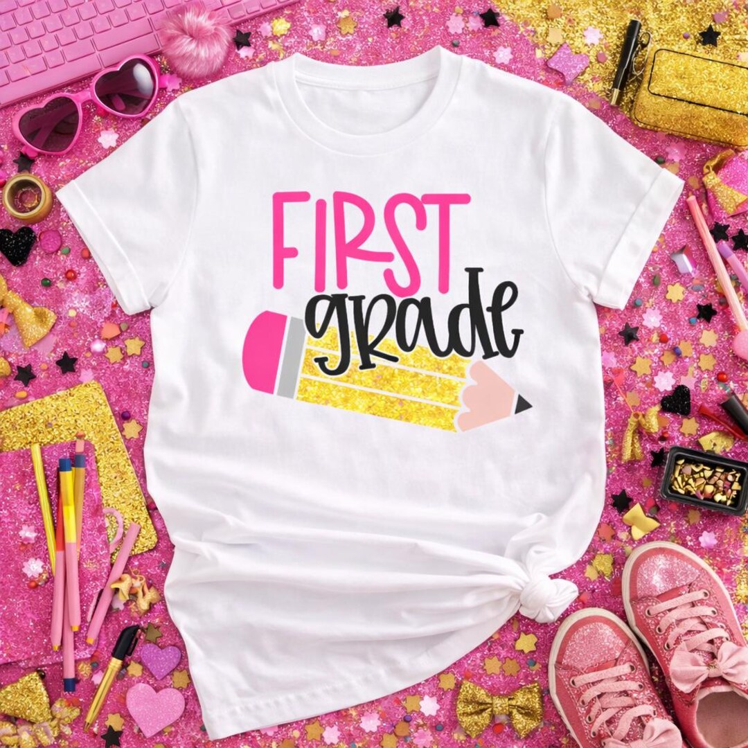 First Grade Shirt | School Shirt | First Day of School | 1st Grade ...
