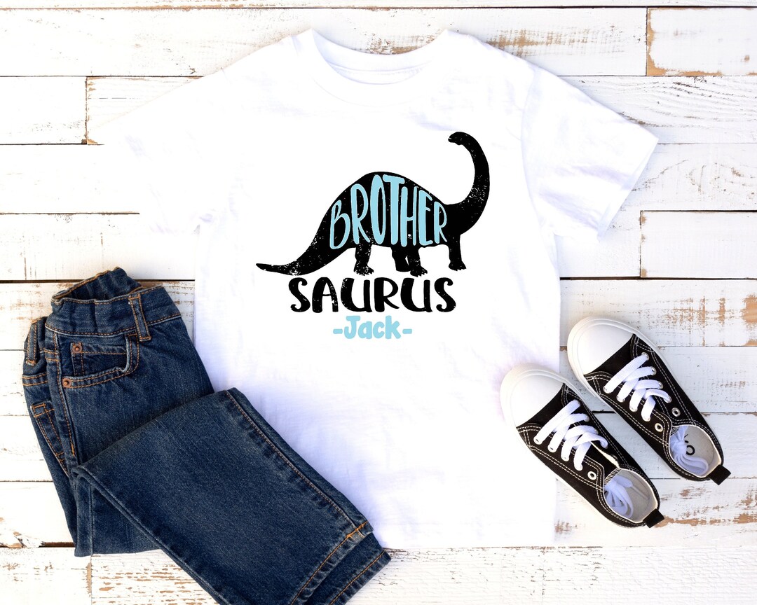 Brothersaurus Shirt T Shirt One Piece Bodysuit Dinosaur Brother Dino