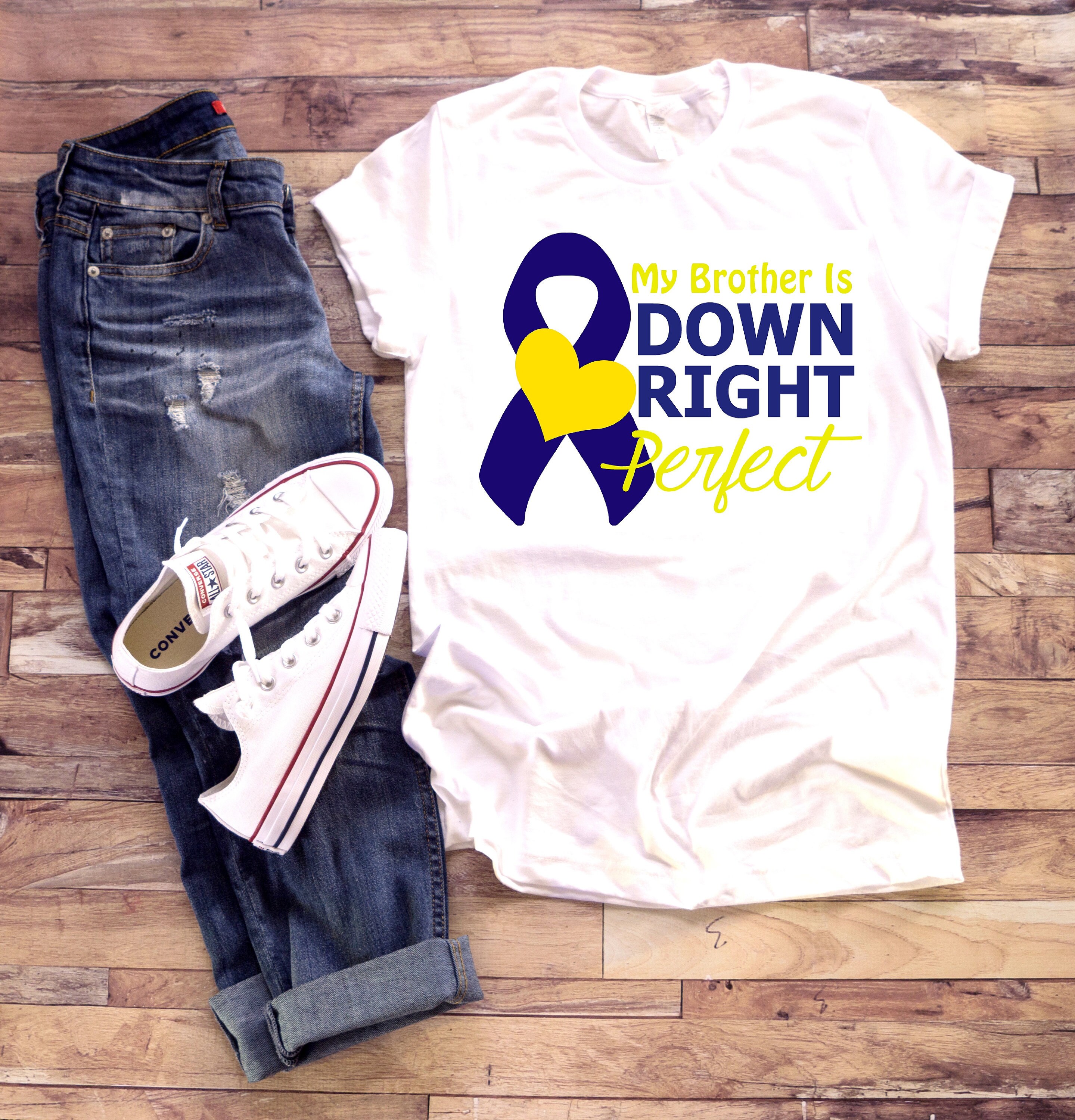 Down Syndrome shirt Down syndrome Awareness T-Shirt One | Etsy