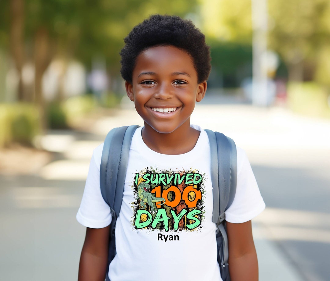 100th Day Of School Shirt I Survived 100 Days Of School 100th Day Of