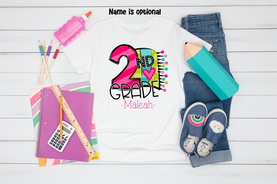 2nd Grade Shirt | School Shirt | First Day of School | Second Grade ...
