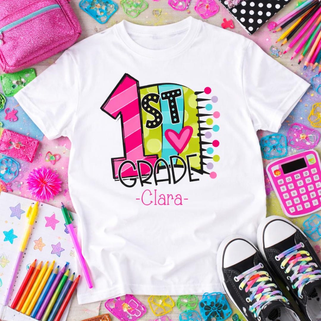 1st Grade Shirt | School Shirt | First Day of School | First Grade ...